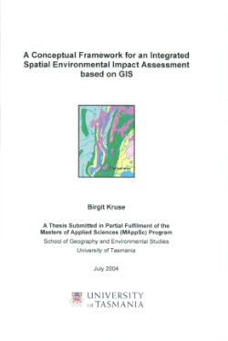 A conceptual framework for an integrated spatial environmental impact ...