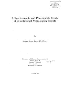 A spectroscopic and photometric study of gravitational microlensing events