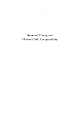 Reversal theory and mother-child compatibility
