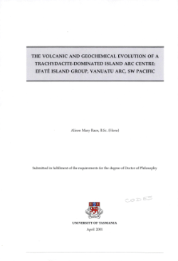 Item - The volcanic and geochemical evolution of a trachydacite ...