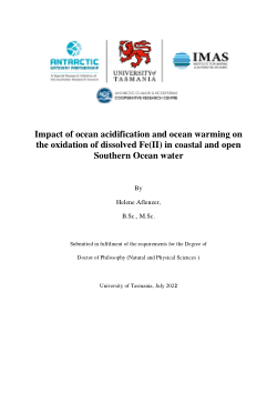 Impact of ocean acidification and ocean warming on the oxidation of ...
