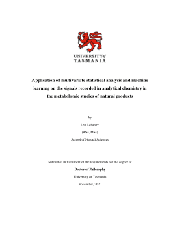 Application of multivariate statistical analysis and machine learning ...