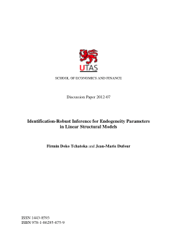 Identification-robust inference for endogeneity parameters in linear structural models