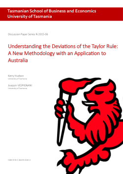 Understanding the deviations of the Taylor rule : a new methodology ...