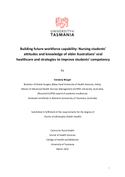 Building future workforce capability: nursing students’ attitudes and ...