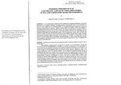 Swimming performance of late pelagic larvae of coral-reef fishes: In ...