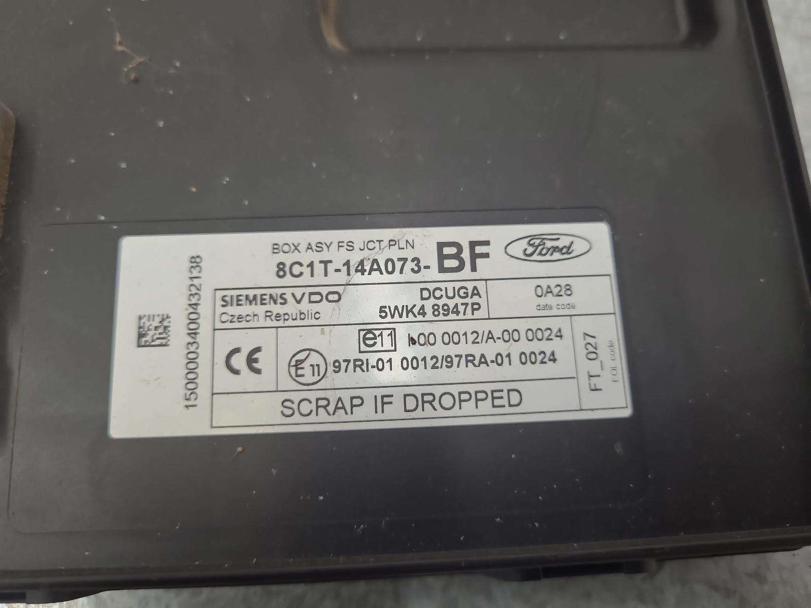 FORD TRANSIT VM 07/2006-02/2014 BCM ECU - Transit Spares - Used