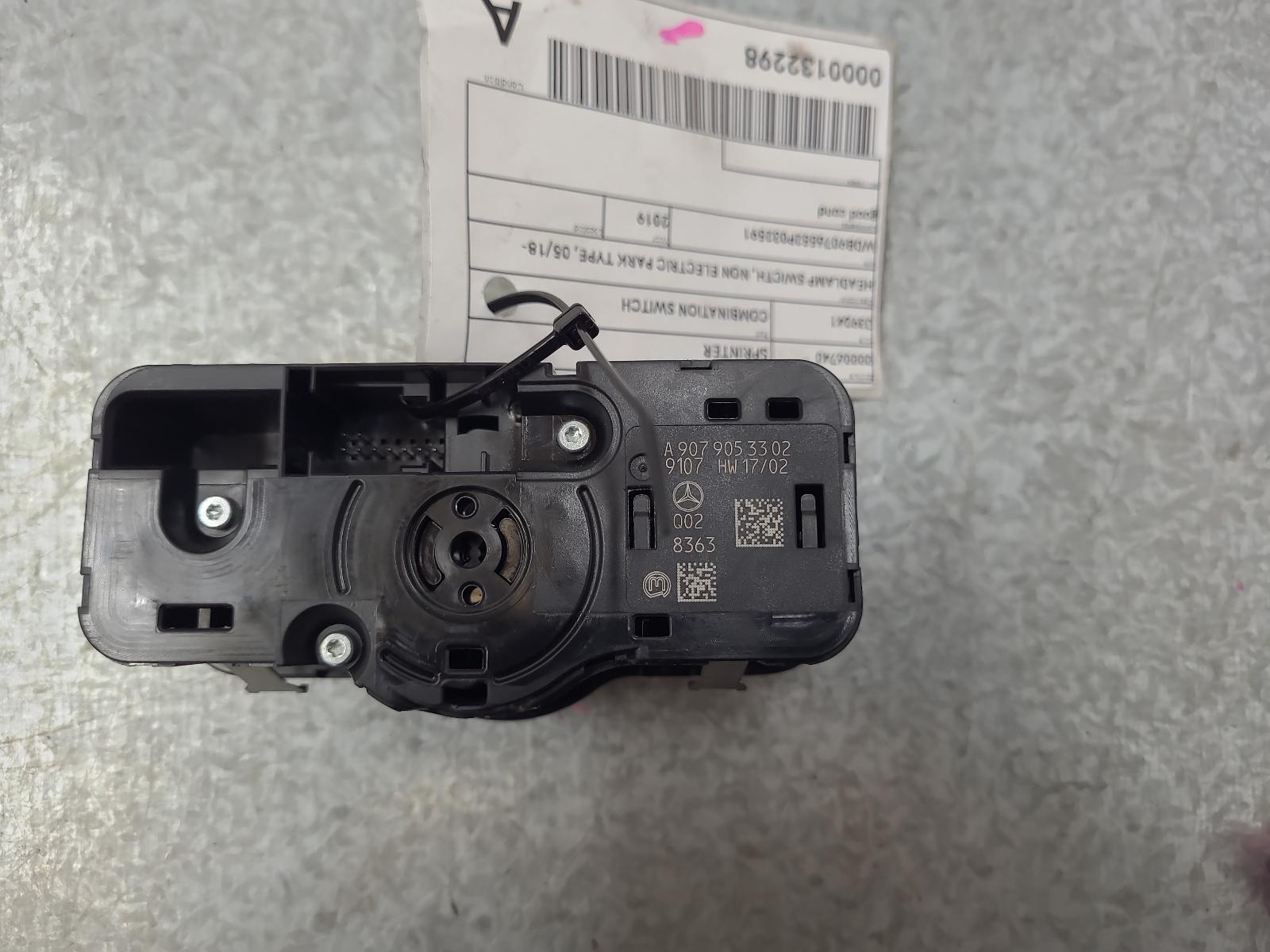 MERCEDES BENZ SPRINTER 05/2018-2023 COMBINATION HEADLAMP SWITCH ...