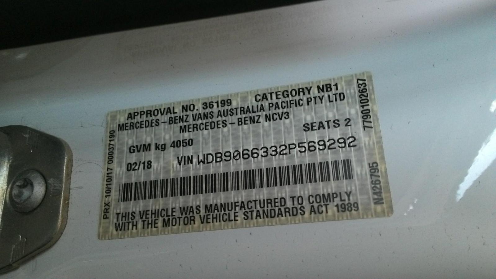 MERCEDES BENZ SPRINTER 10/2006-04/2018 BLIND SPOT SENSOR MODULE - First ...