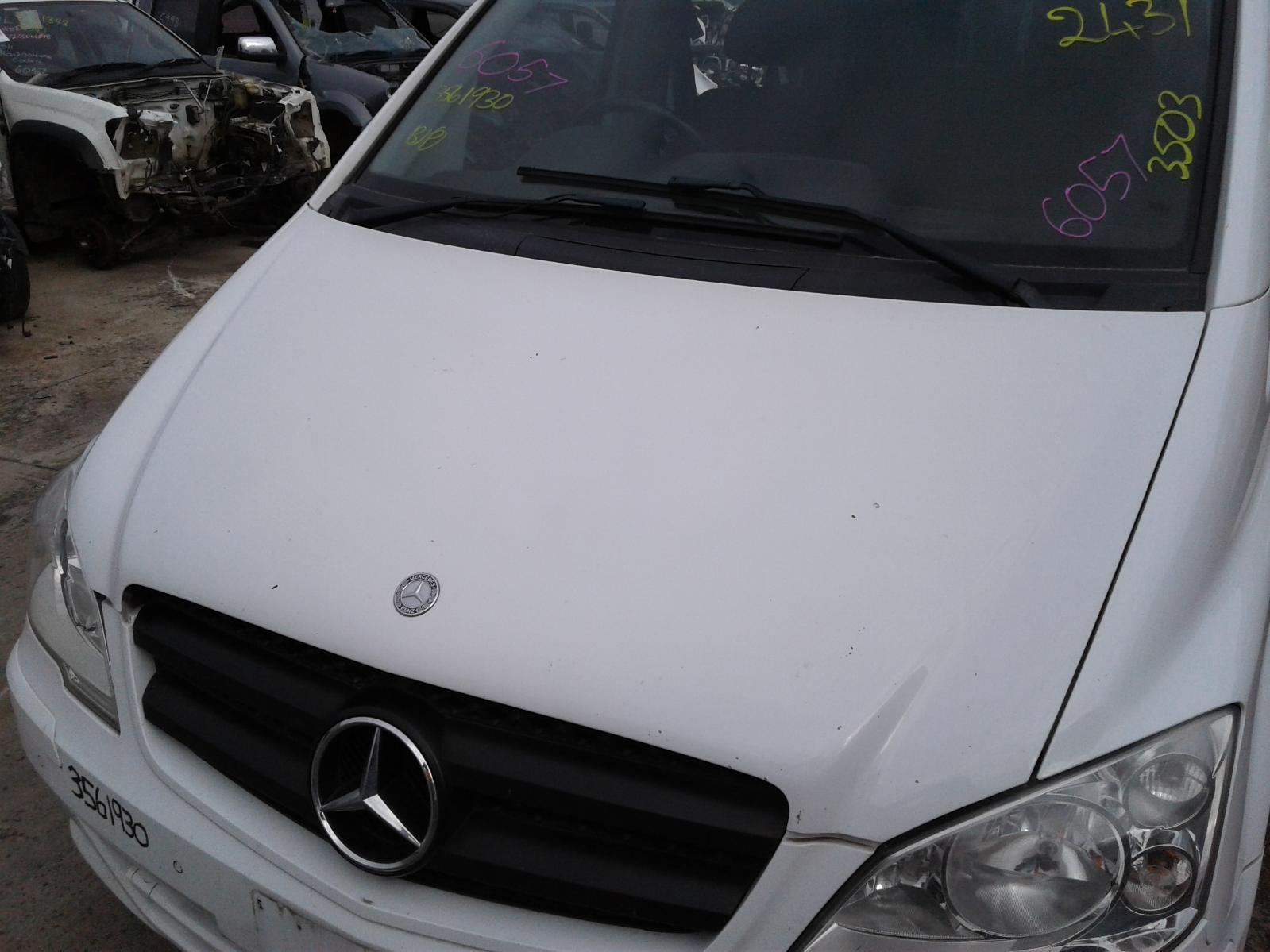 MERCEDES BENZ VITO 639 04/2004-02/2015 REAR BUMPER BAR CENTRE WHITE ...