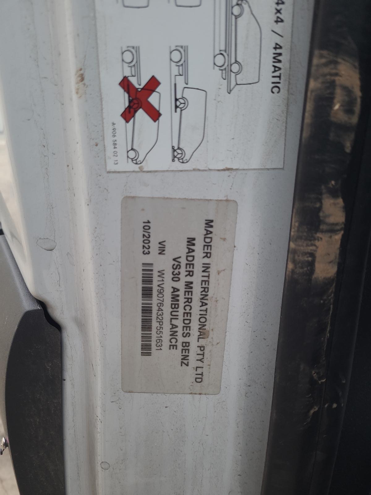 MERCEDES SPRINTER BUMP STOPS VS30, 05/18- 18 19 20 21 22 23 24 25 ...