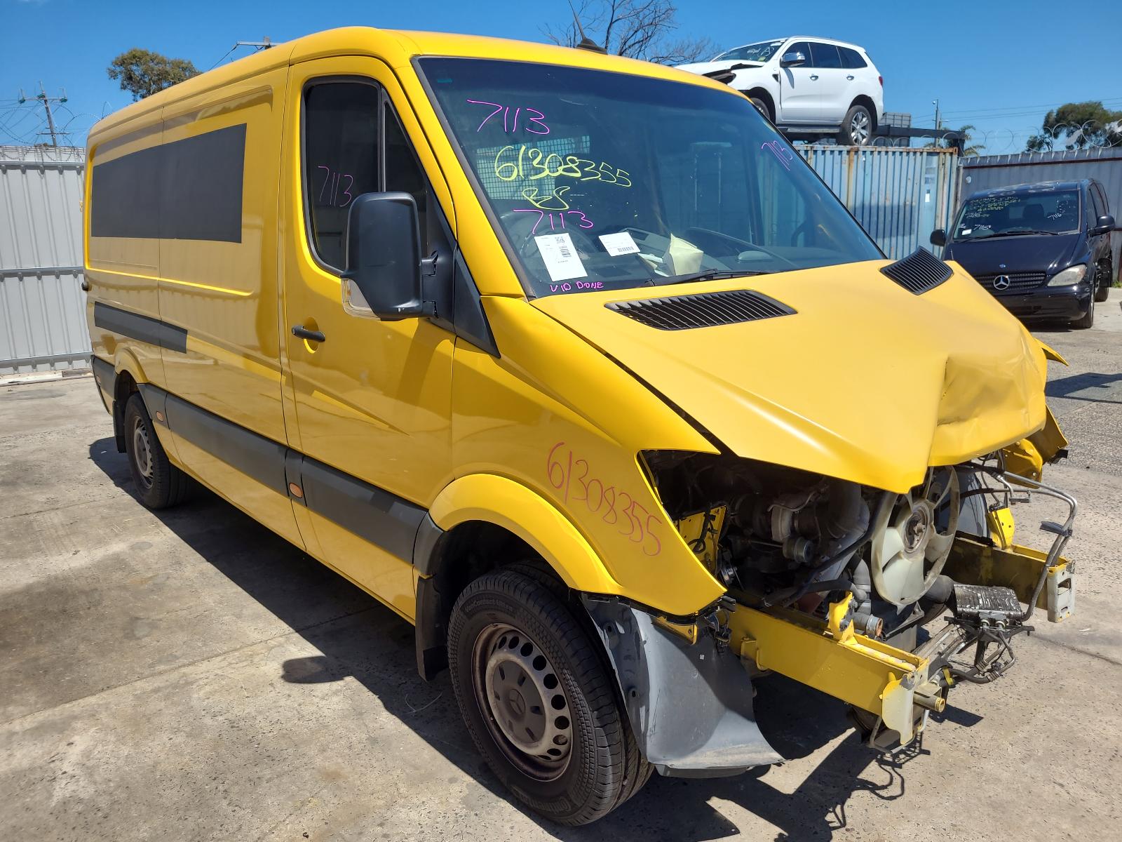 MERCEDES SPRINTER 2018-2025 REAR BAR REINFORCEMENT VS30, MAIN ...