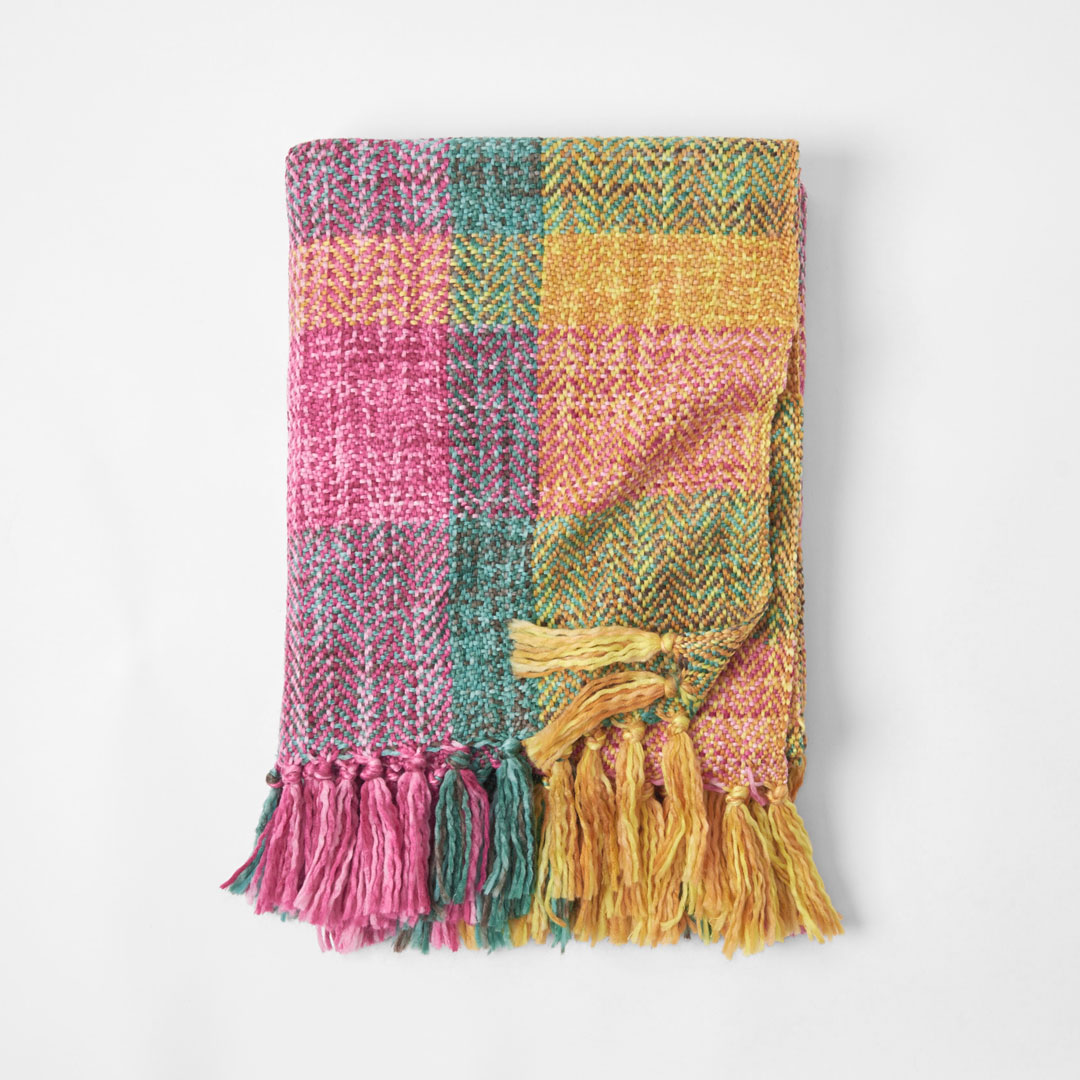 Buy Peru Check Throw Online | Bed Bath N' Table