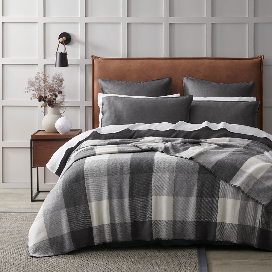 Buy Lincoln Check Blanket Online | Bed Bath N' Table