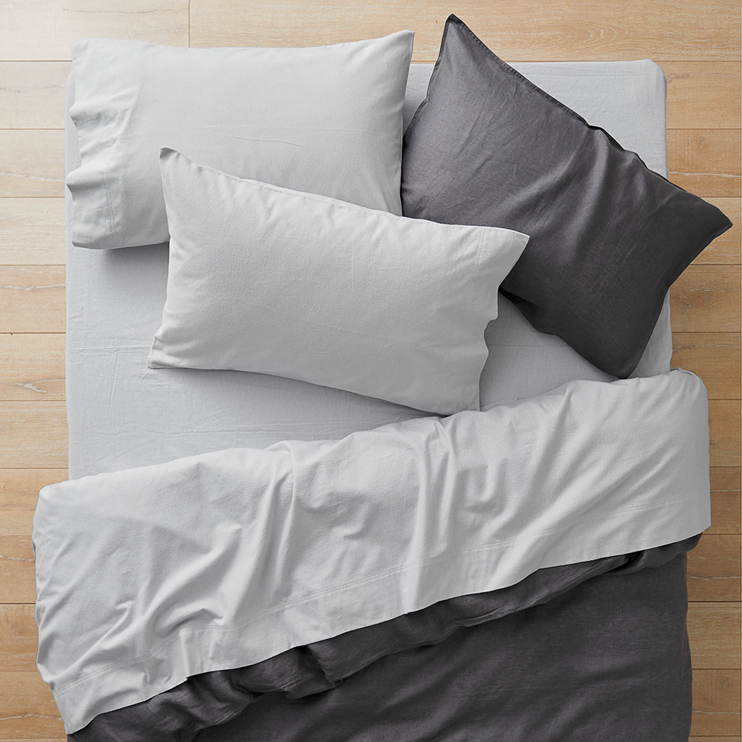 Buy Milano Sheet Set - Silver Online | Bed Bath N' Table