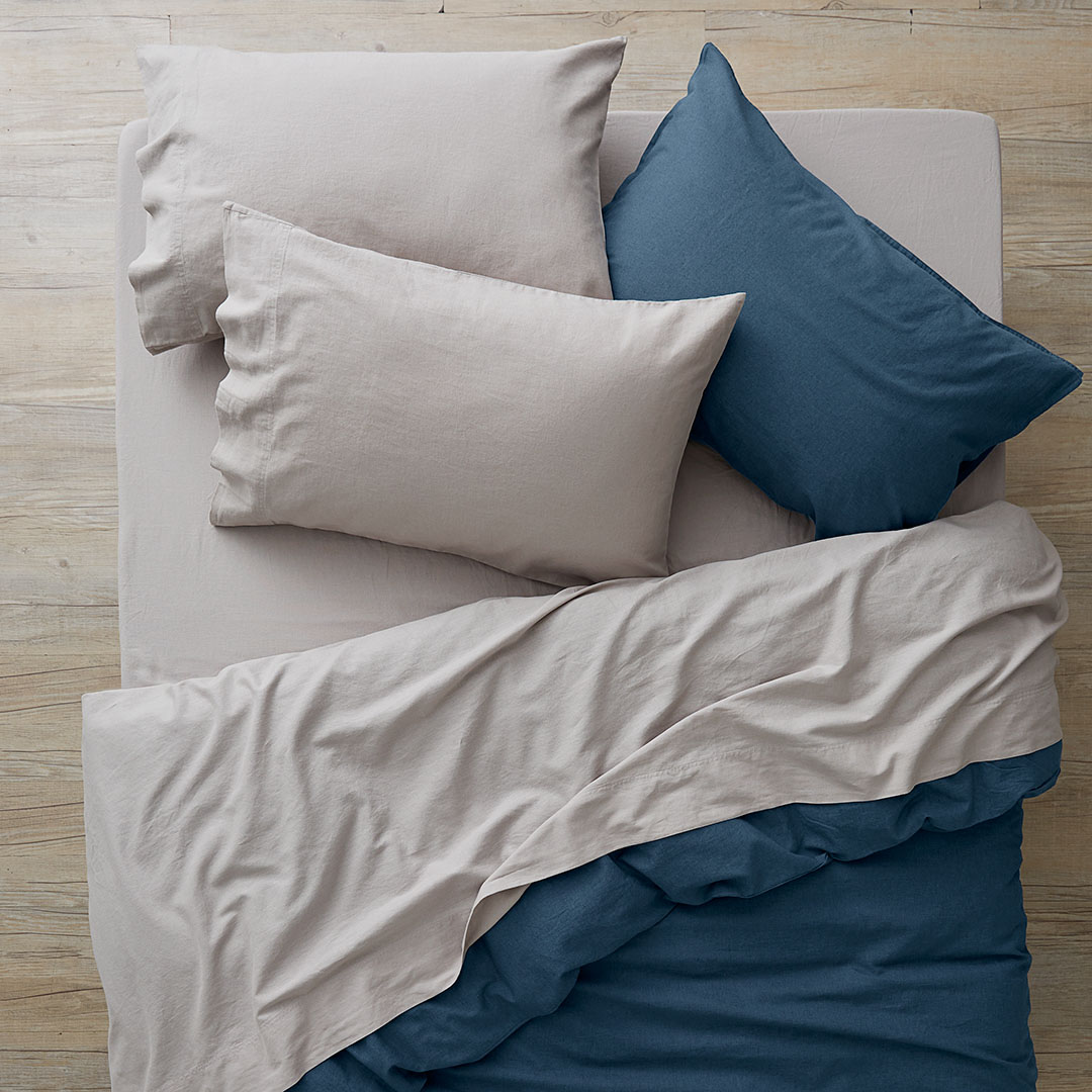 Buy Olsen Sheet Set - Silver Online | Bed Bath N' Table