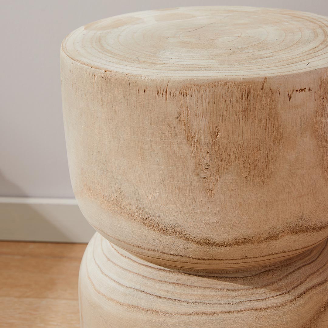 Shop Madden Wood Stool Online | Bed Bath N' Table