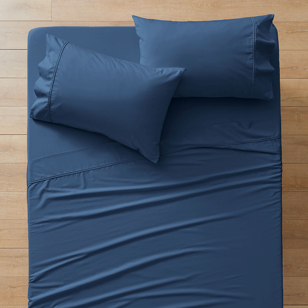 Buy Pure Sheet Set - Indigo Online | Bed Bath N' Table