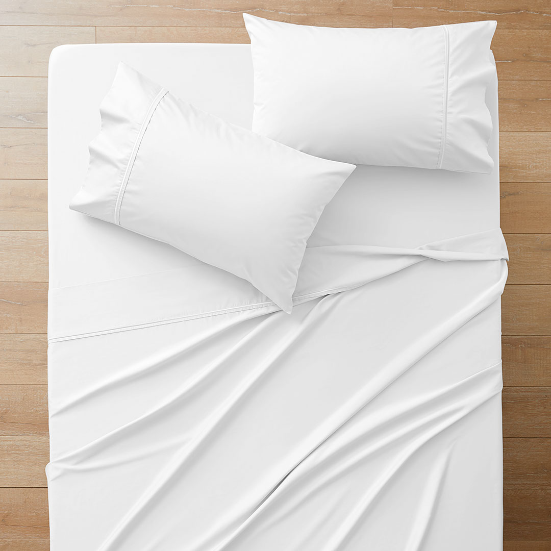 Buy Milano Sheet Set - White Online | Bed Bath N' Table