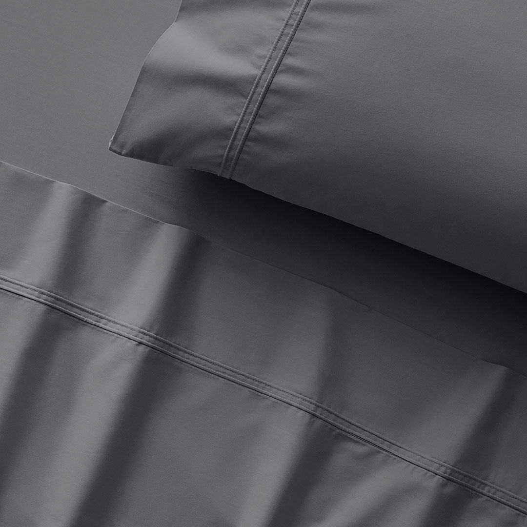Buy Pure Sheet Set - Graphite Online | Bed Bath N' Table