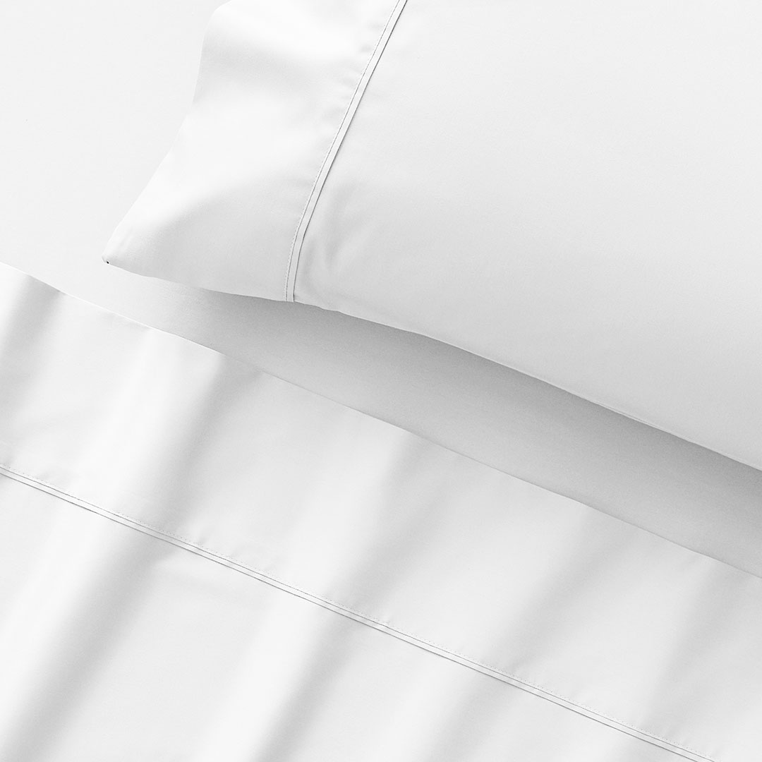 Buy York Sheet Set - White Online | Bed Bath N' Table