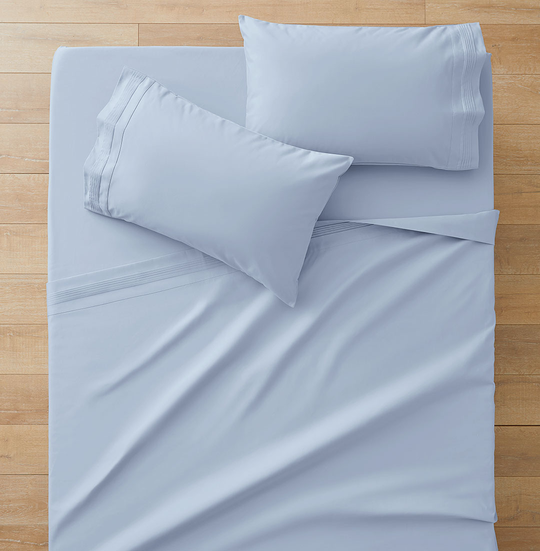 Buy Luxe Sheet Set - Cashmere Blue Online | Bed Bath N' Table