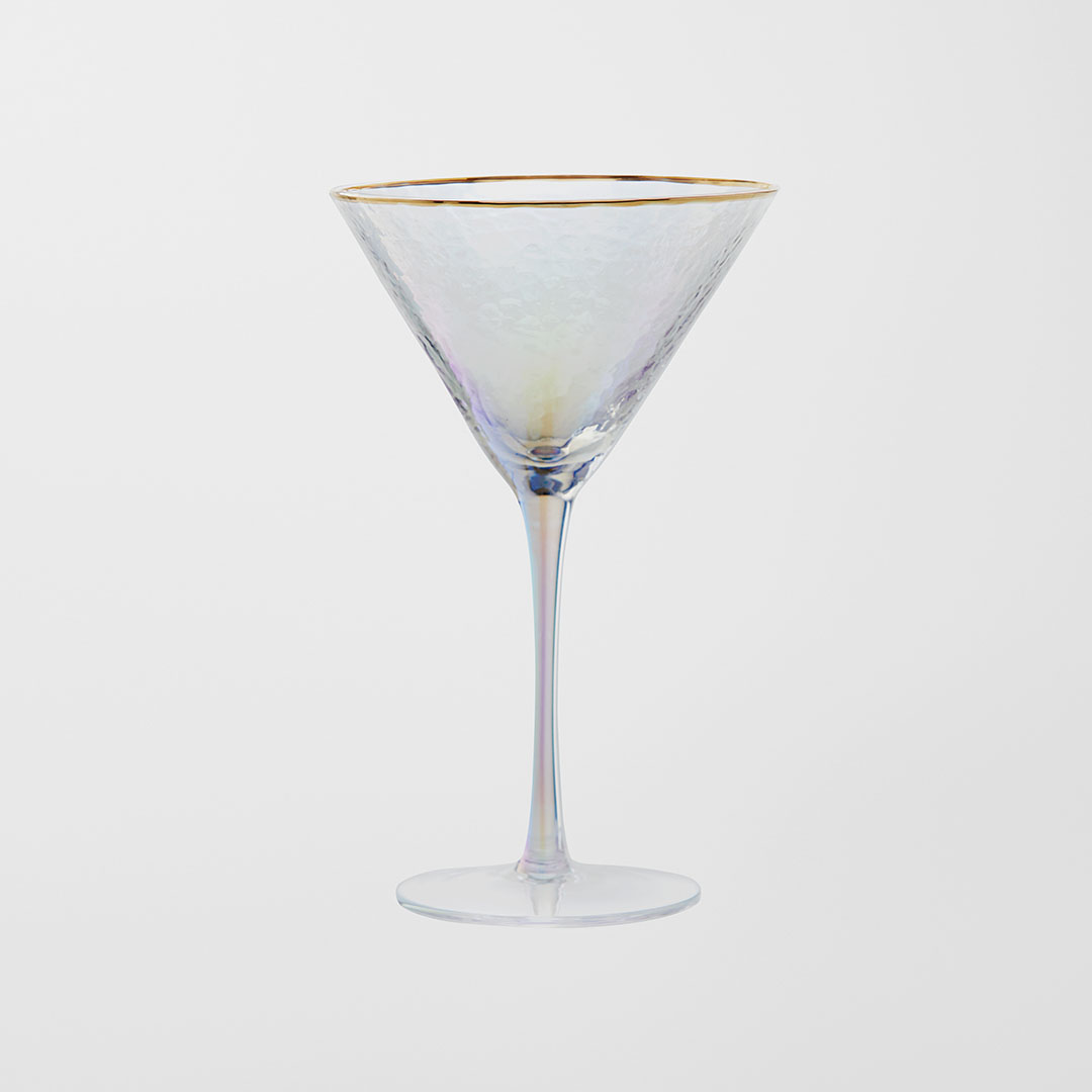 Shop Vista Gold Rim Martini Glass 285ml Online | Bed Bath N' Table