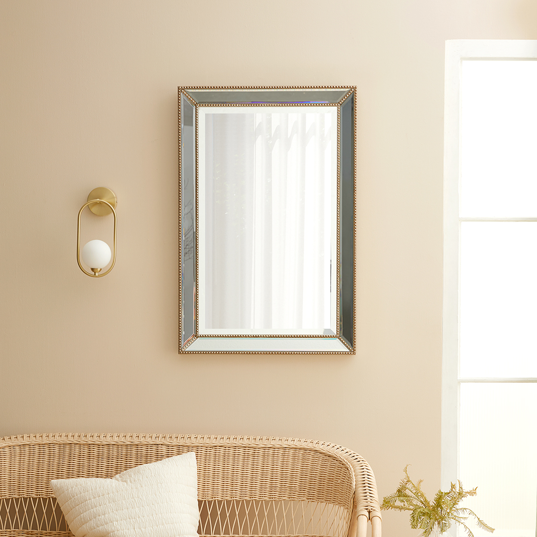 Buy Beaded Edge Frame Mirror Online | Bed Bath N' Table