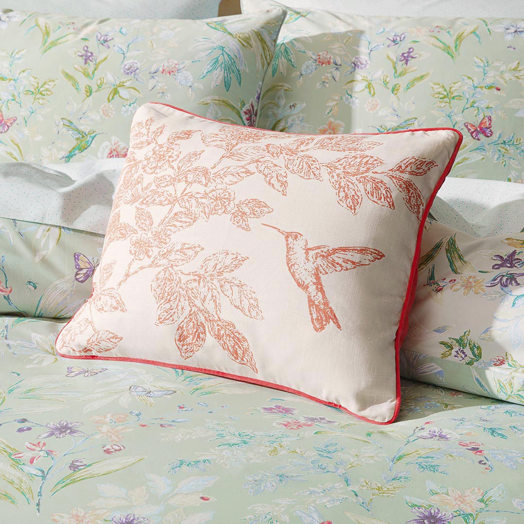 Buy Botanica Quilt Cover - Green/Cream Online | Bed Bath N' Table