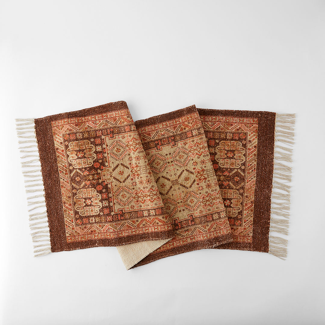 Shop Andes Bath Runner - Rust Online | Bed Bath N' Table