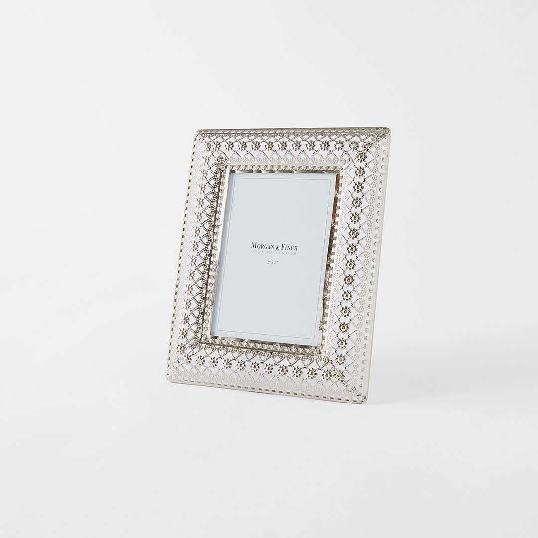 Shop Filigree Photo Frame - Silver Online | Bed Bath N' Table