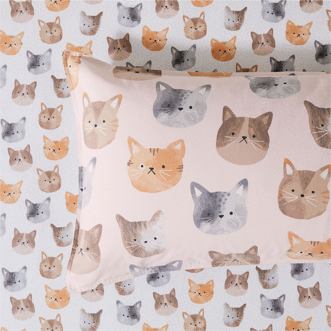 Shop Nala Flannelette Quilt Cover Set Online | Bed Bath N' Table