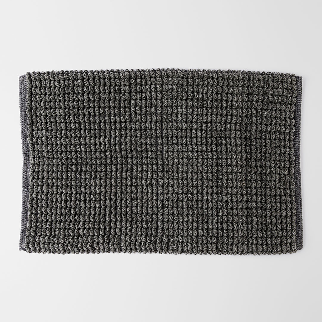 Shop Jonah Bath Mat - Charcoal Online | Bed Bath N' Table