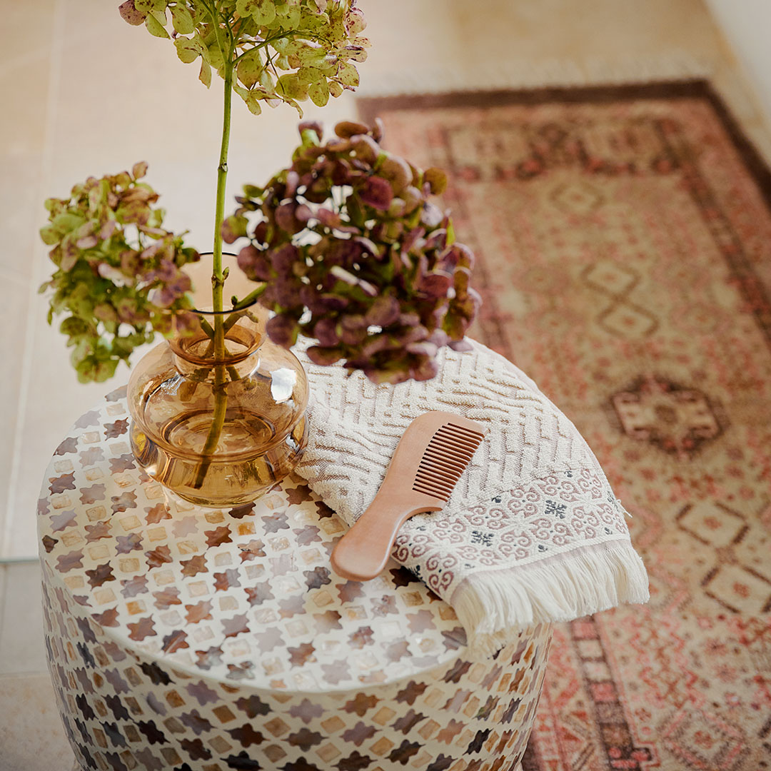 Shop Andes Bath Runner - Rust Online | Bed Bath N' Table