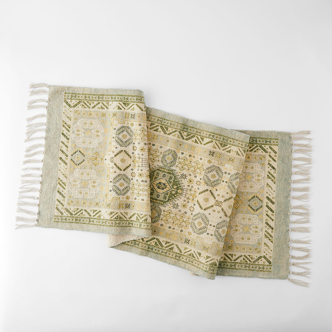 Shop Andes Bath Runner - Green Olive Online | Bed Bath N' Table