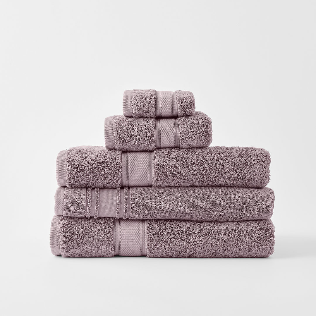 Shop Egyptian Indulgence Towels - Lavender Haze Online | Bed Bath N' Table