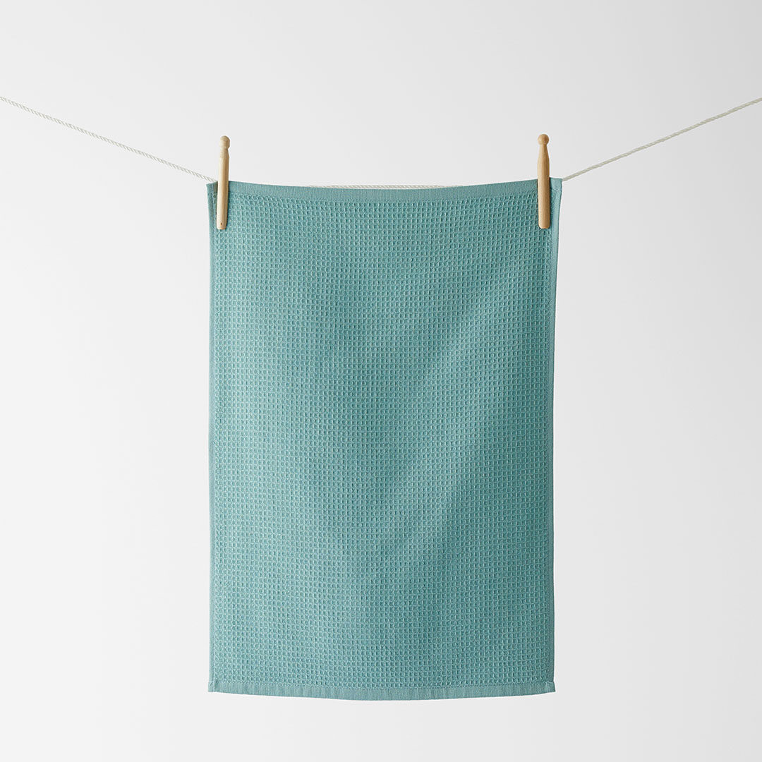 Shop Hardy Terry Tea Towel Set Of 3 - Slate Online | Bed Bath N' Table