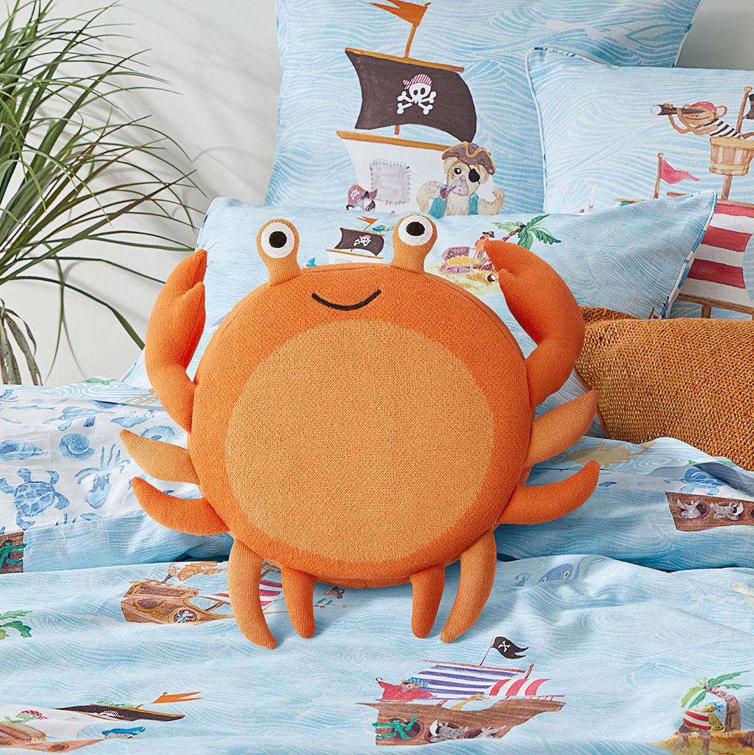 Shop Ahoy Jellyfish Cushion - Blue Online | Bed Bath N' Table