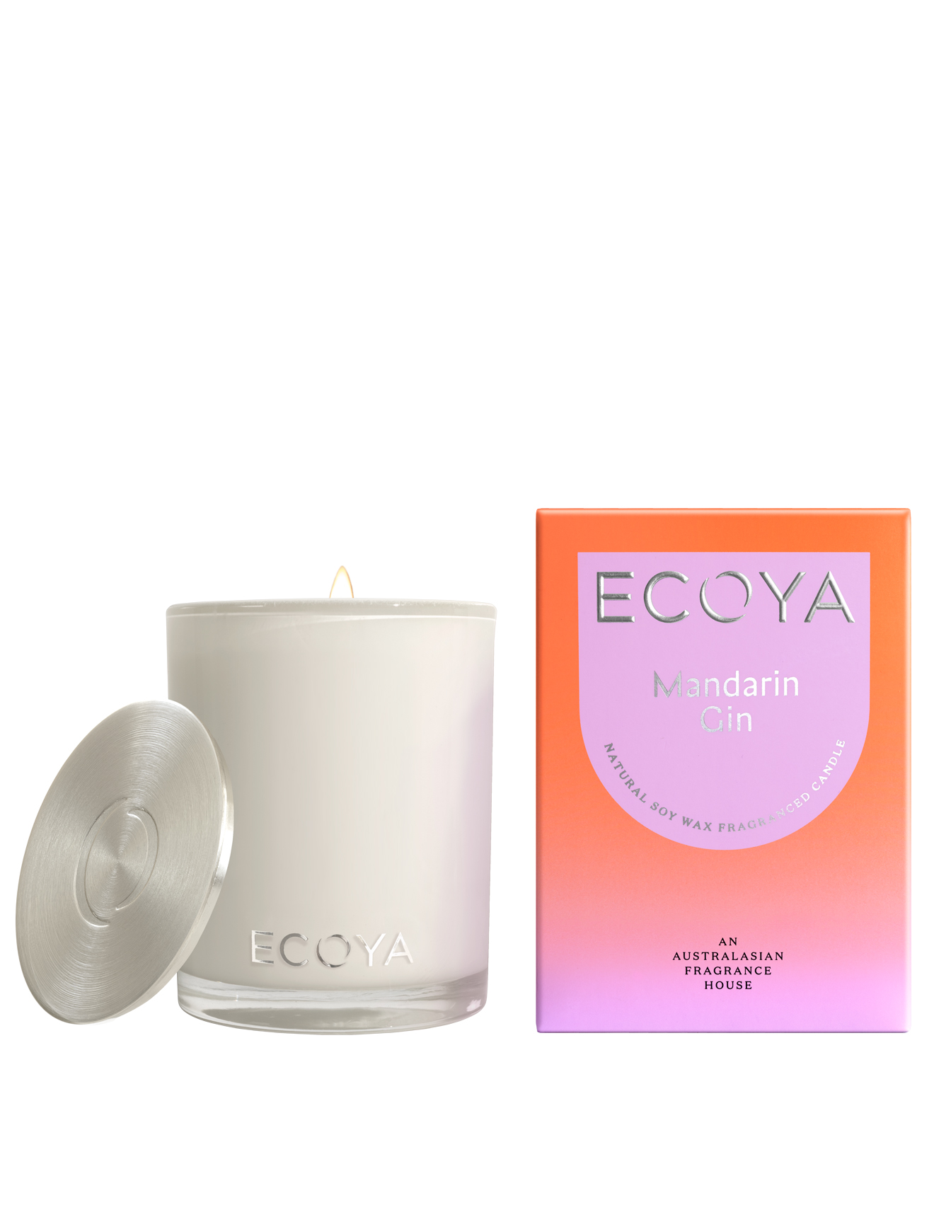 Shop Ecoya Madison 400g Jar Candle - Mandarin Gin Online | Bed Bath N ...