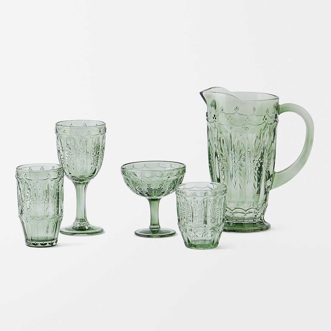 Shop Cosette Drinkware - Green Online | Bed Bath N' Table