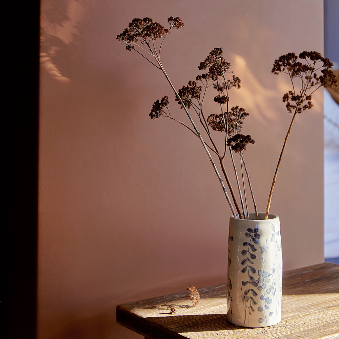 Shop Esta Vase Large - Blue Online | Bed Bath N' Table