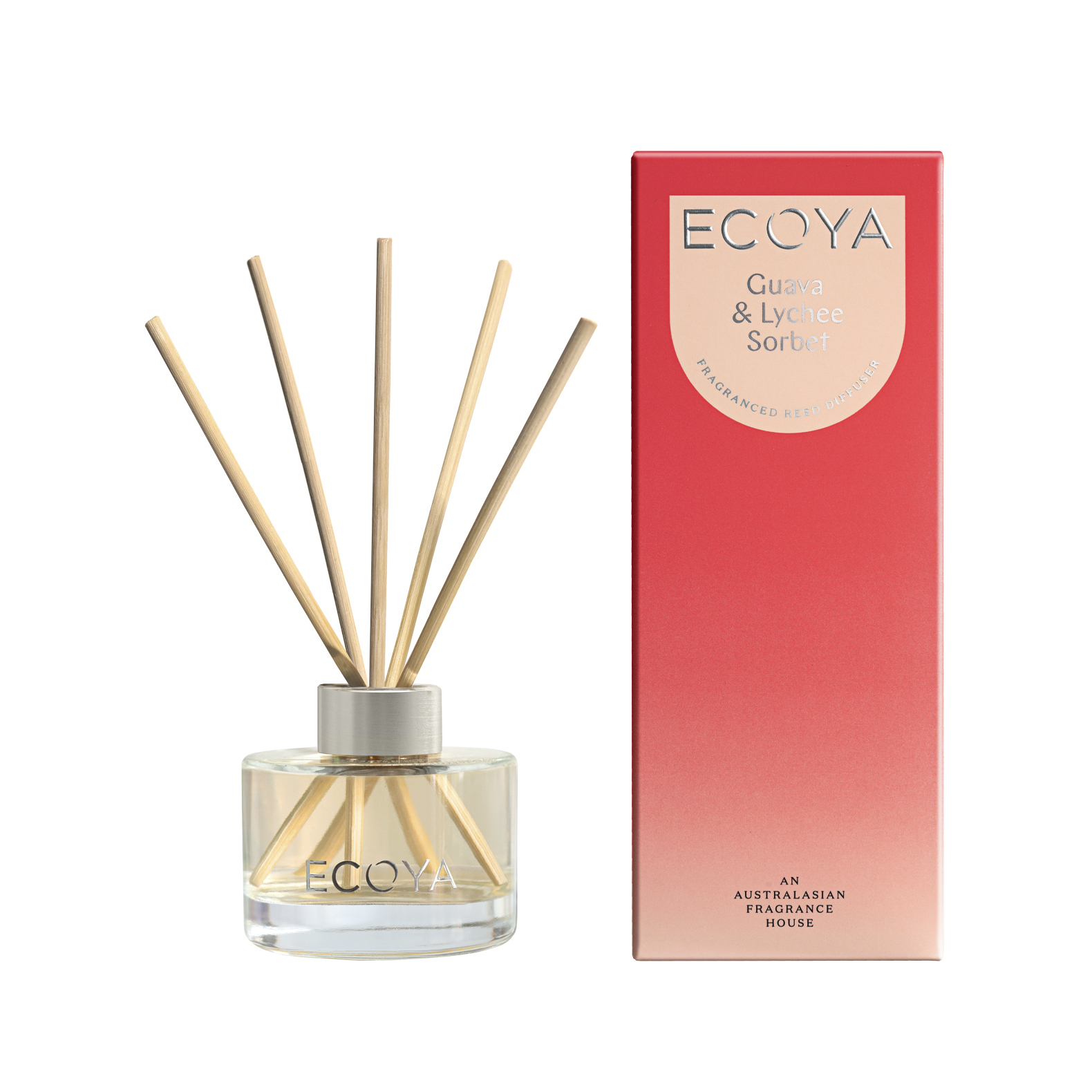 Ecoya Mini Reed Diffuser - Guava & Lychee Sorbet | Bed Bath N' Table