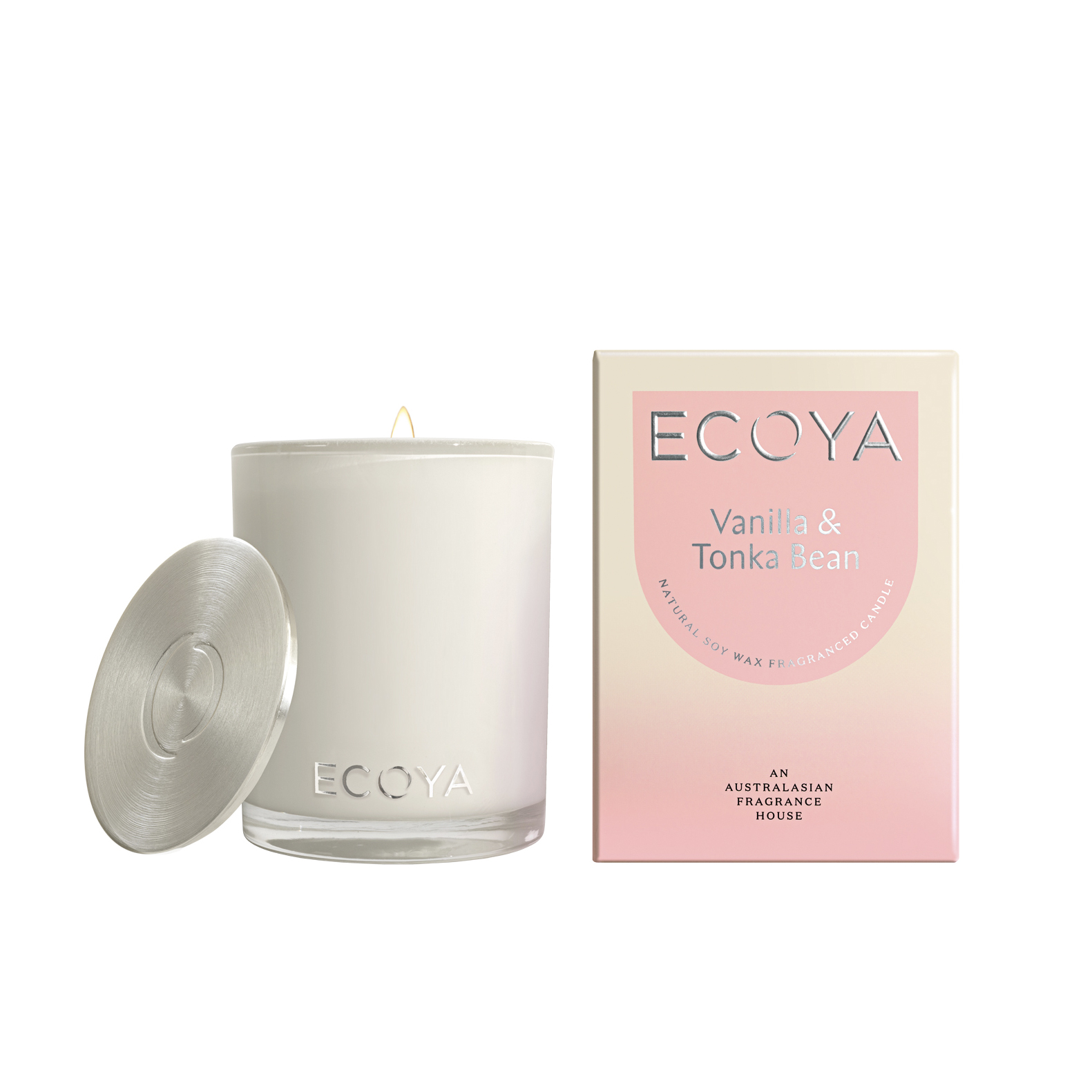 Shop Ecoya Madison Jar Candle - Vanilla And Tonka Bean Online | Bed ...