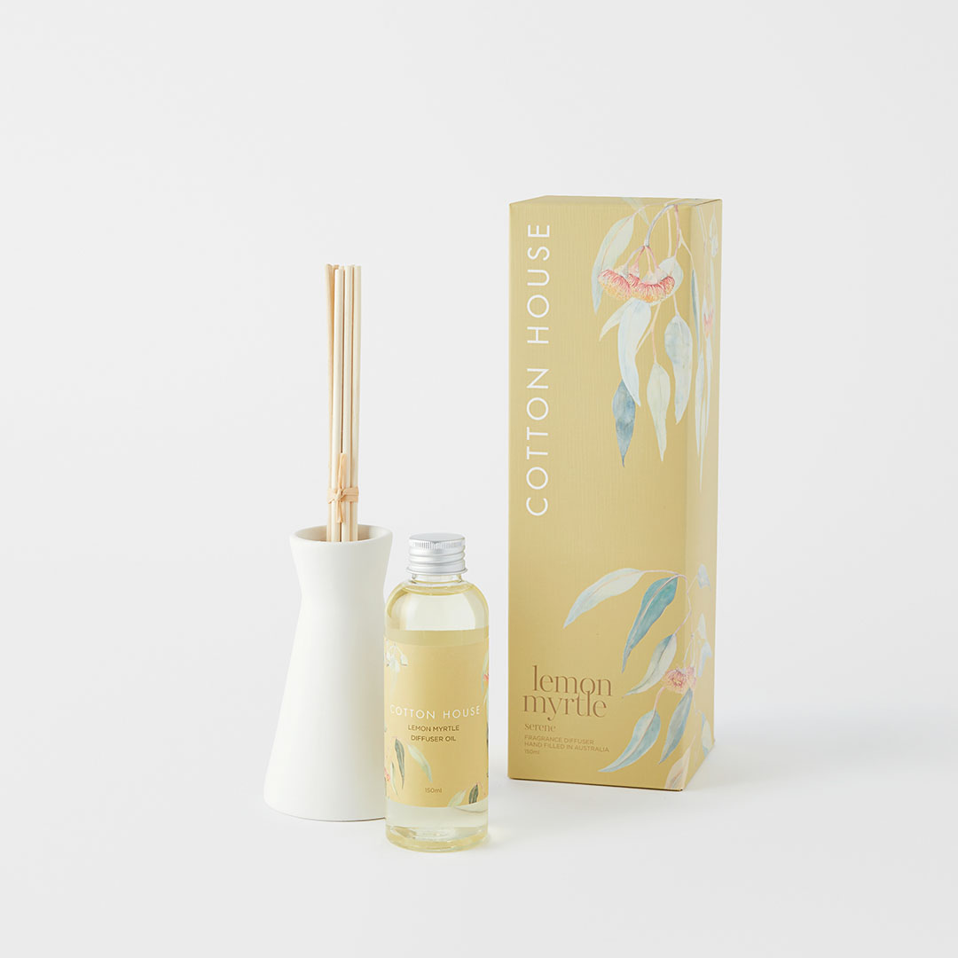 Shop Serene 150ml Diffuser - Lemon Myrtle Lime Online | Bed Bath N' Table
