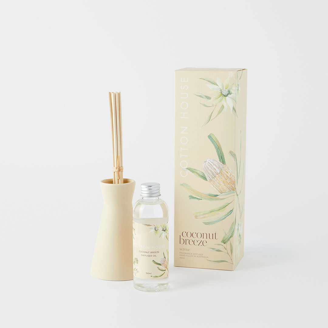 Shop Serene 150ml Diffuser - Coconut Breeze Online | Bed Bath N' Table