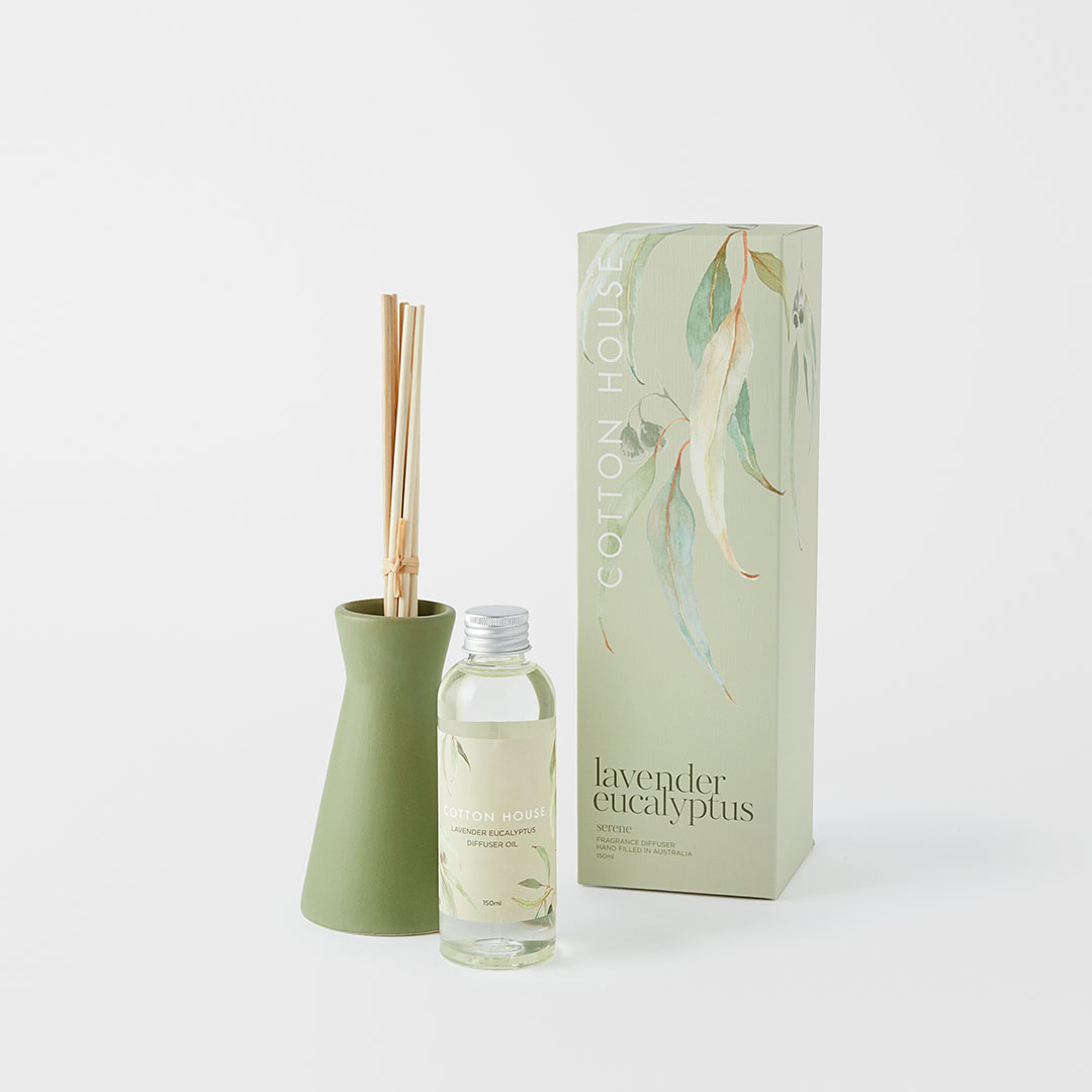 Shop Serene 150ml Diffuser - Lavender Eucalyptus Online | Bed Bath N' Table