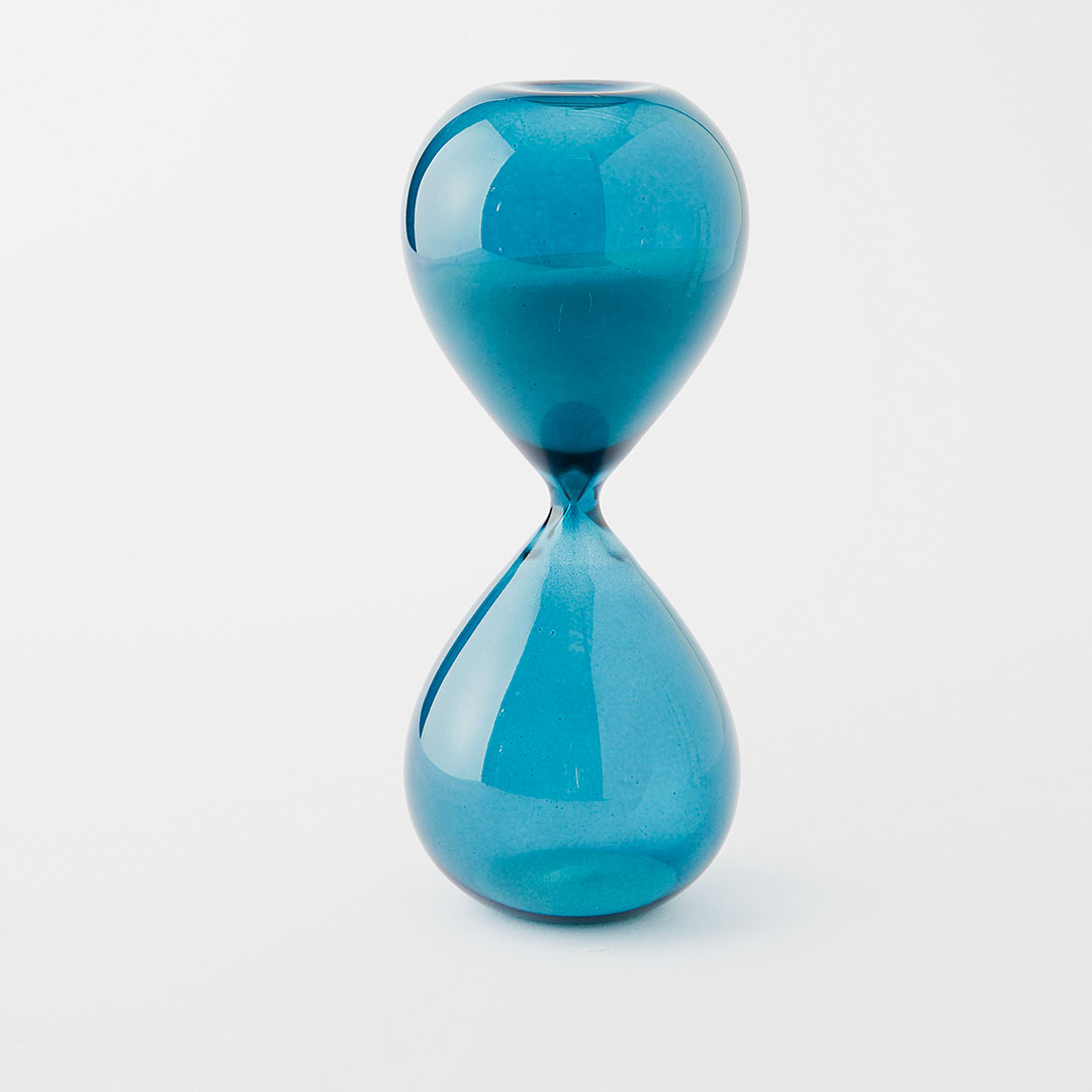 Shop Hourglass Sand Timer Large - Blue Online |Bed Bath N' Table