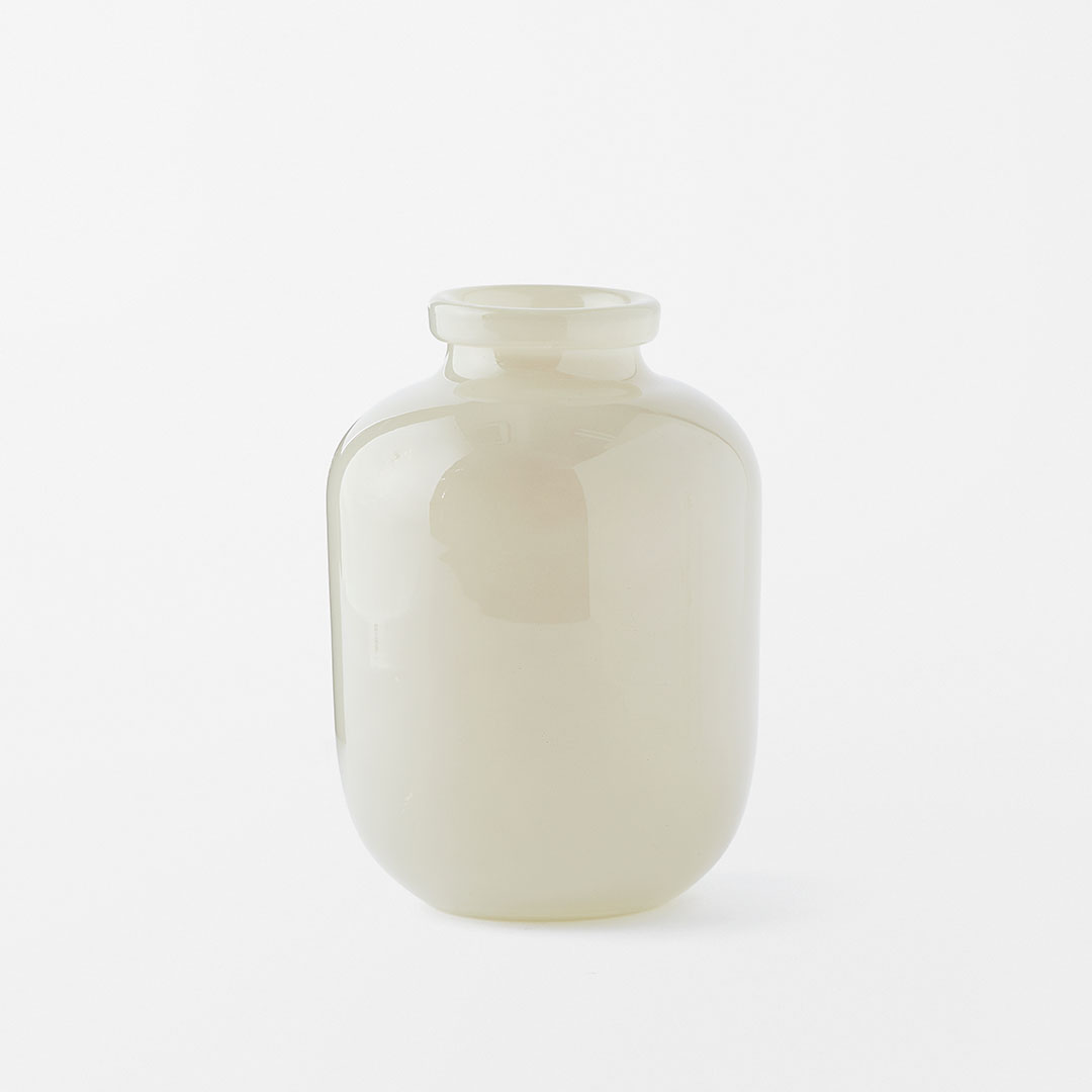 Shop Soreli Glass Vase Large - Cool Grey Online |Bed Bath N' Table