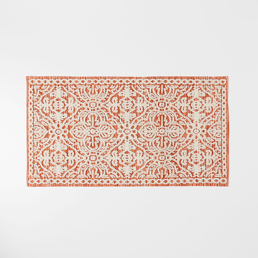 Shop Alva Bath Mat - Clay/Ivory Online | Bed Bath N' Table