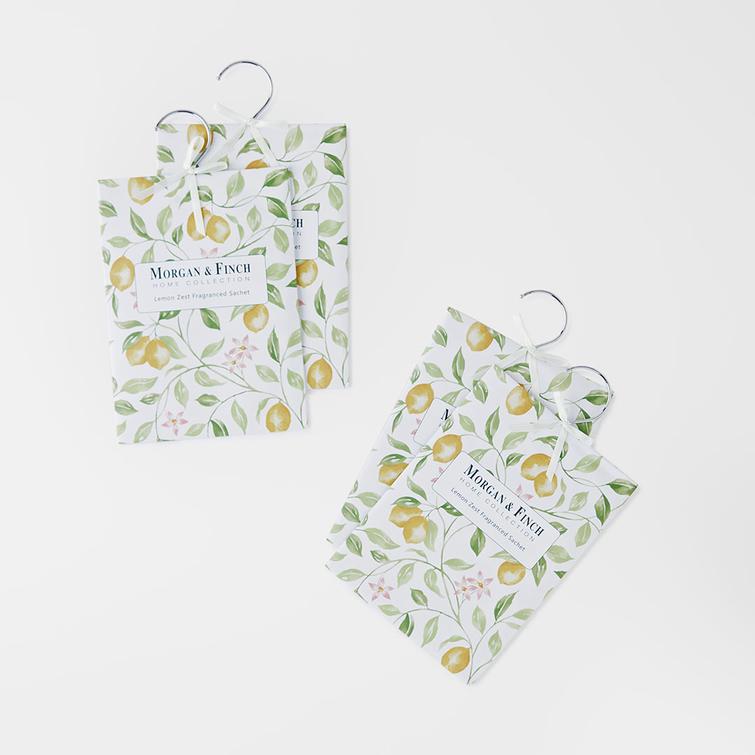 Shop Limoncello Boxed Sachets Set Of 4 - Lemon Zest Online | Bed Bath N ...